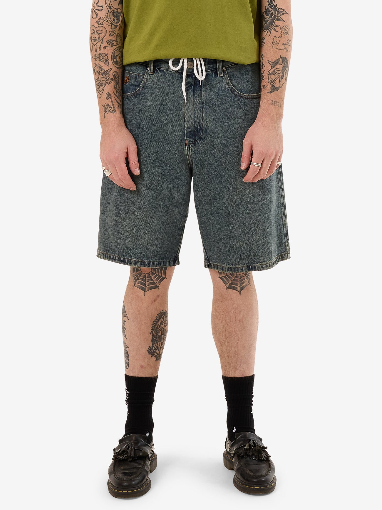 Be Cool Big Dawg Jean Short in Blue | Worship Supplies