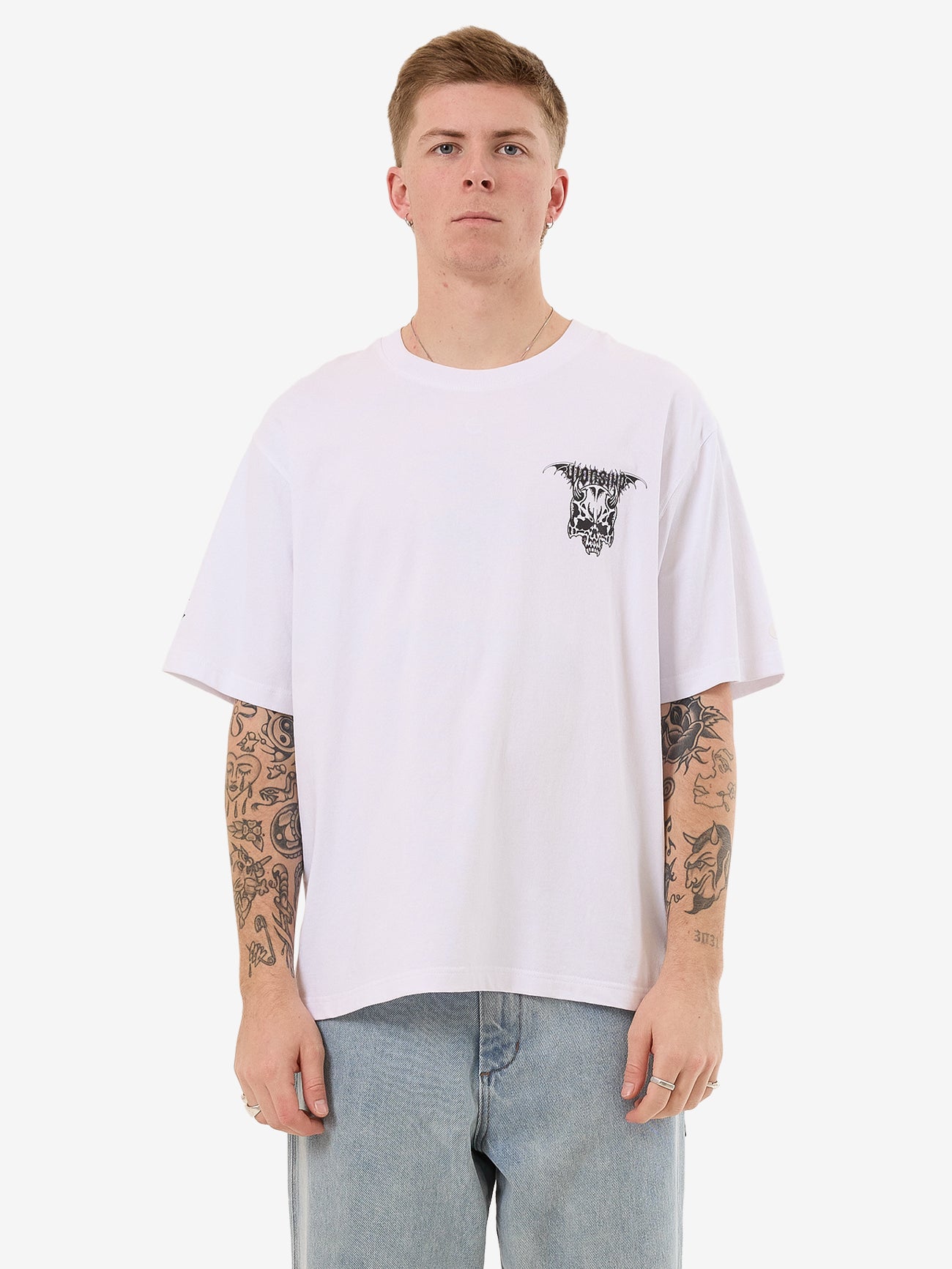 Pure Doom Tee in White | Worship Supplies
