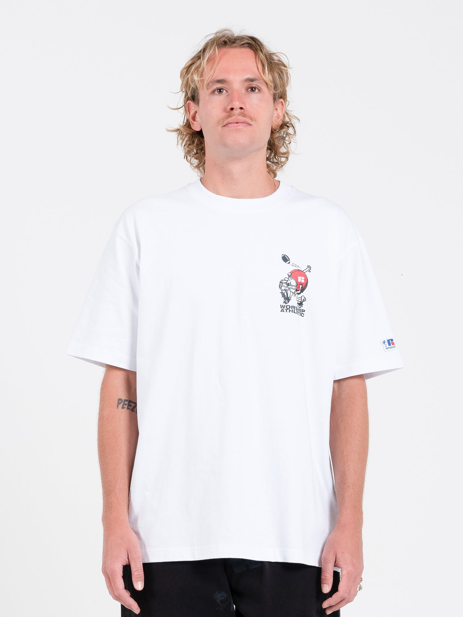 Fumbler Tee - White | Worship Supplies