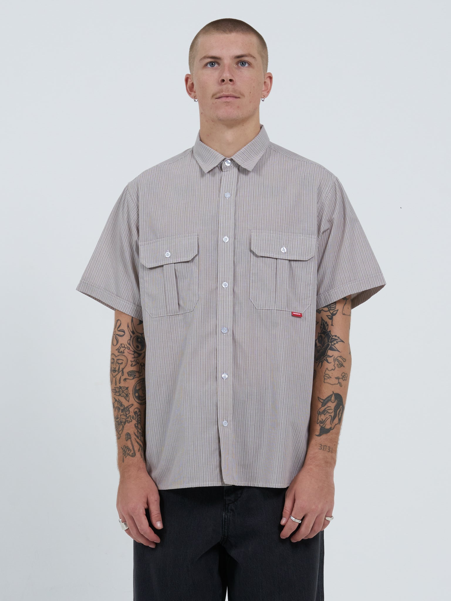 Mutley Short Sleeve Shirt - Shroom Brown | Worship Supplies