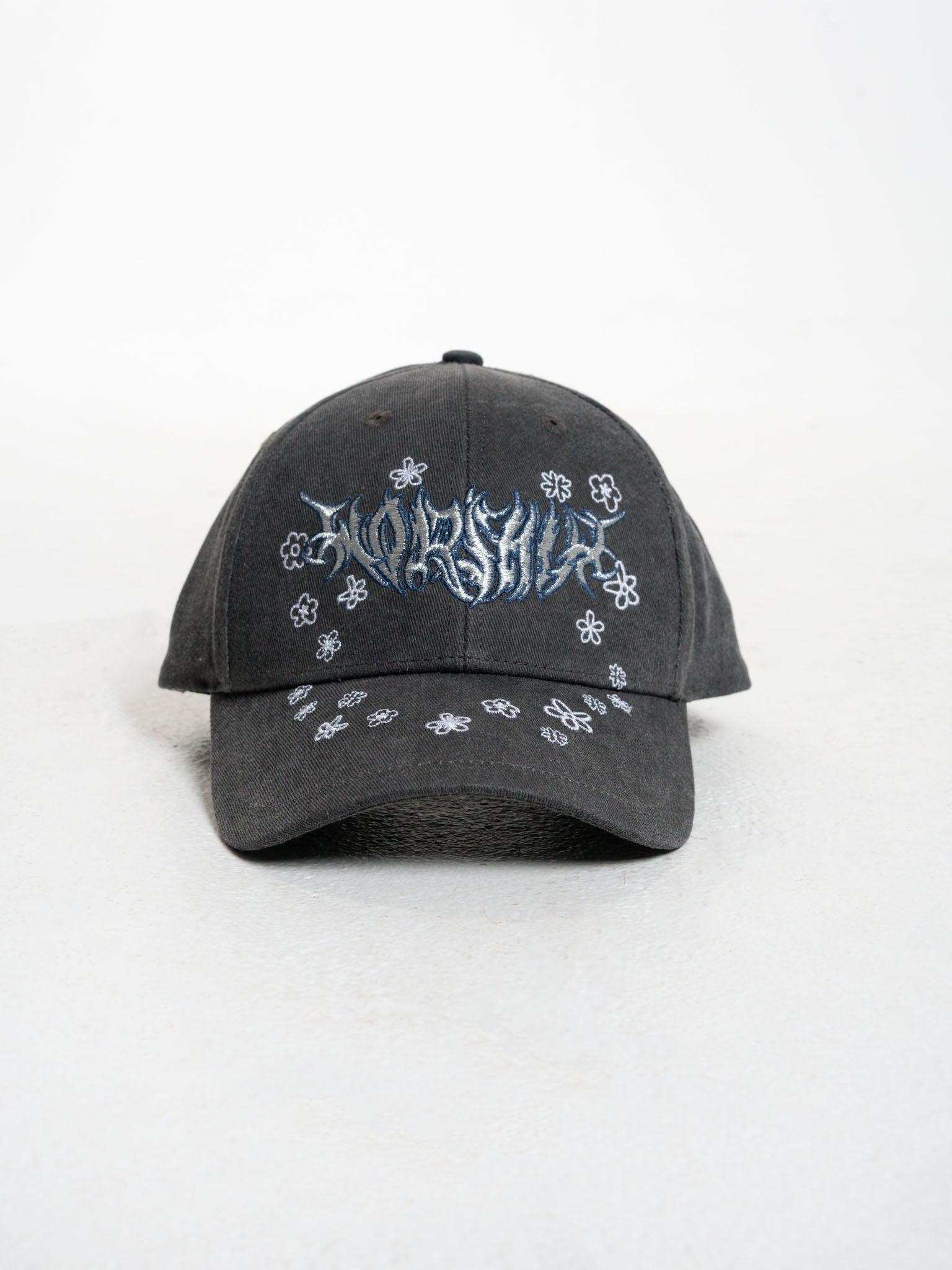 Ceremonial Curved 6 Panel Cap - Black Acid | Worship Supplies