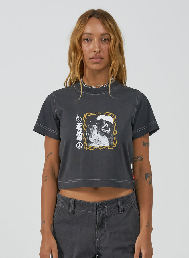 Pure Mayhem Boy Tee - Washed Black – Worship Supplies